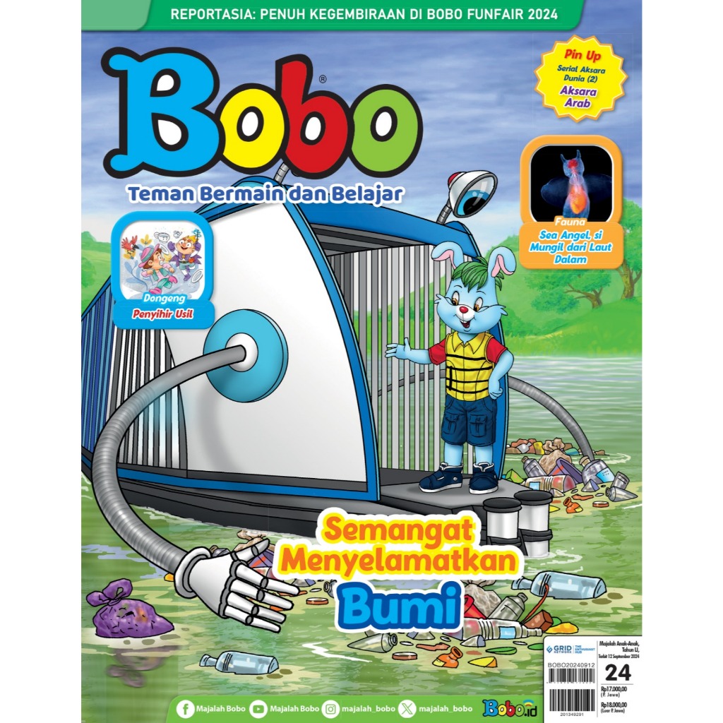 Jual Majalah Bobo edisi September 2024 - Bobo No.24 | Shopee Indonesia