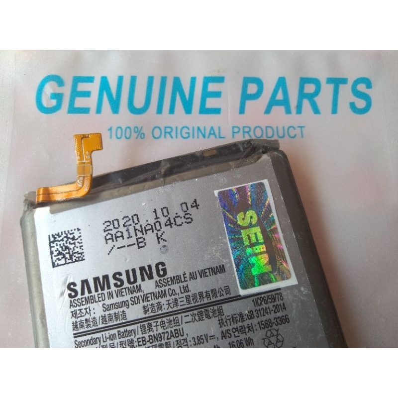 Jual Samsung EB-BN972ABU Original 100% Samsung SEIN GENUINE Battery Batre Baterai Samsung Galaxy ...