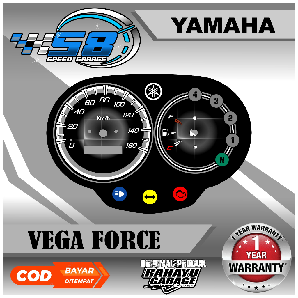 Jual PAPAN SPEEDOMETER CUSTOM YAMAHA VEGA FORCE | Shopee Indonesia