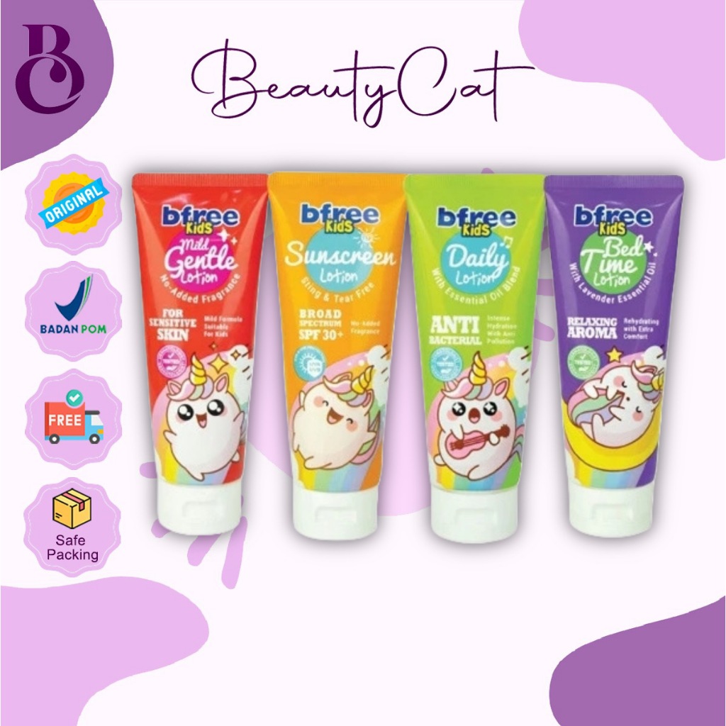 Jual BFREE Kids Sunscreen Lotion Spf 30+ | Daily Lotion 100ml | Shopee ...