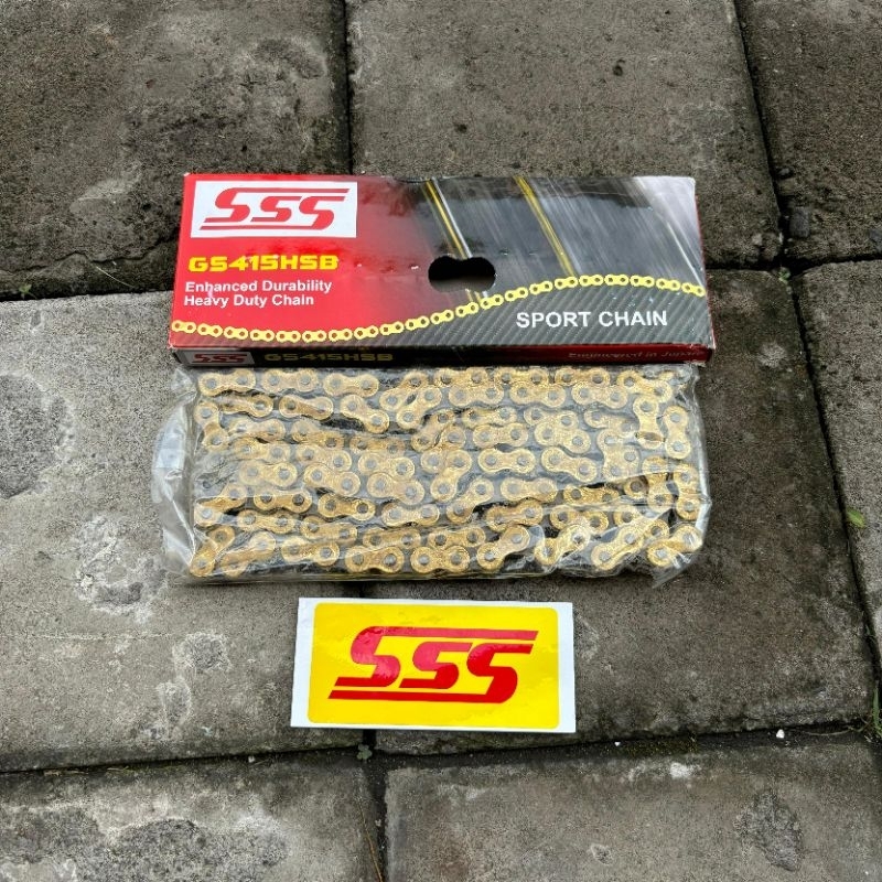 Jual RANTAI SSS TIPE HSB 415H GOLD ORIGINAL | Shopee Indonesia