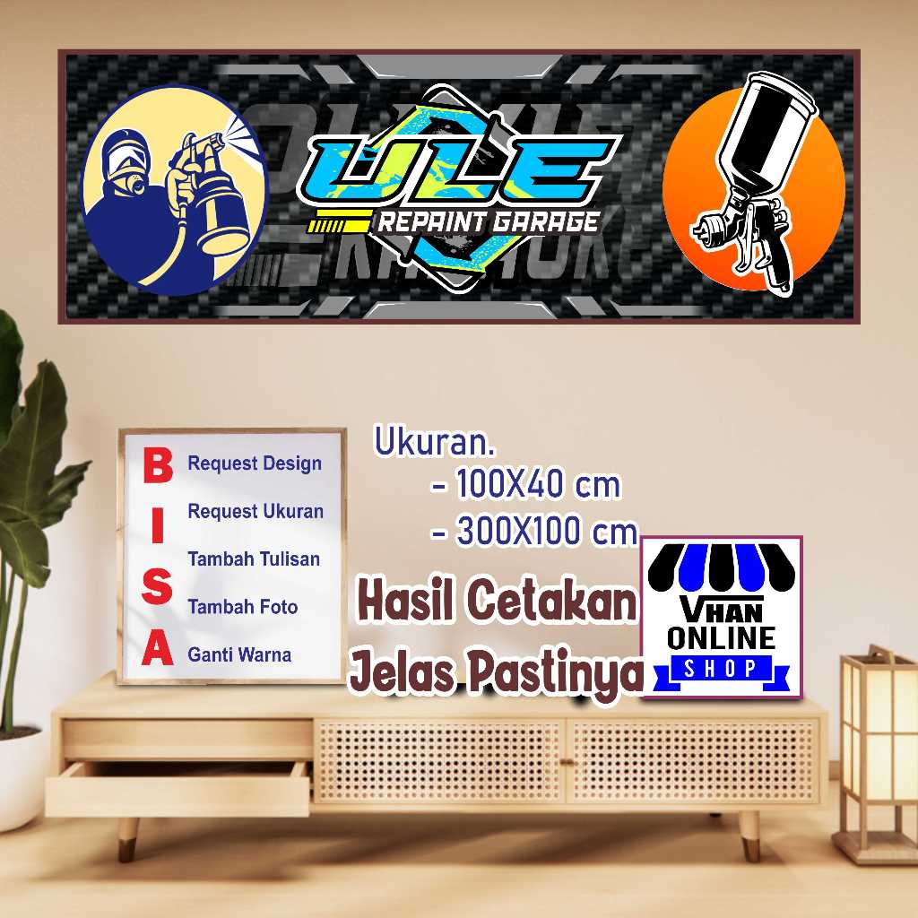 Jual Cetak Spanduk Banner Chat Body Motor dan mobil | Shopee Indonesia