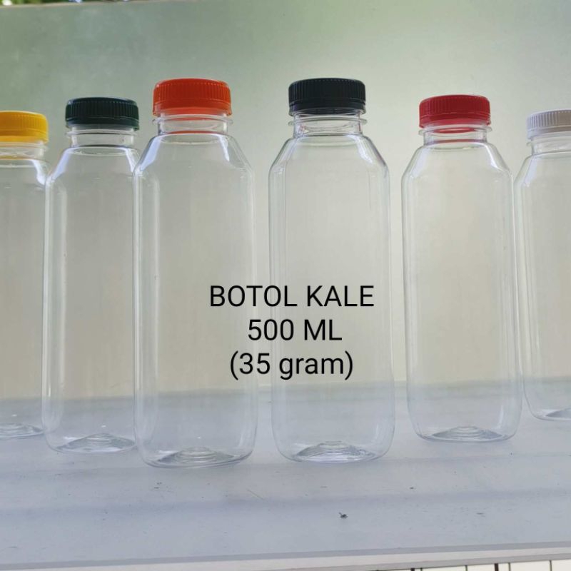 Jual BOTOL KALE 500 ML (35 gram) BOTOL PLASTIK MINUMAN | Shopee Indonesia