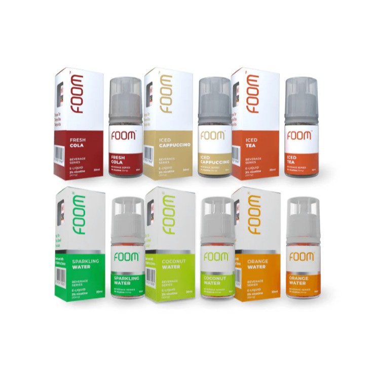 Jual LIQUID FOOM ALL SERIES LENGKAP SEMUA RASA 30ML 30MG | Shopee Indonesia