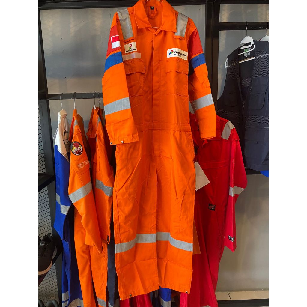Jual Nomex Pertamina Coveral Pertamina Wearpack Nomex Pertamina Orange ...