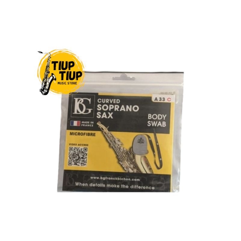 Jual BG SWAB CURVED SOPRANO SAXOPHONE (A33C) | Shopee Indonesia