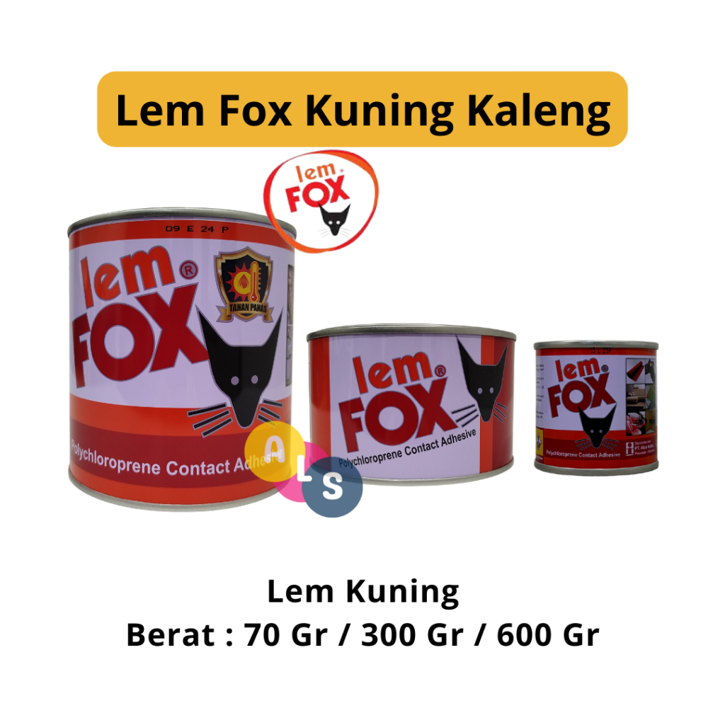 Jual Lem Fox Lem Kuning Kaleng 70gr/300gr/600gr/Lem Serbaguna | Shopee ...