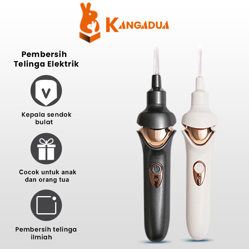 Jual KANGADUA Pembersih Telinga Isi Ulang Elektrik Ear Pick Alat ...