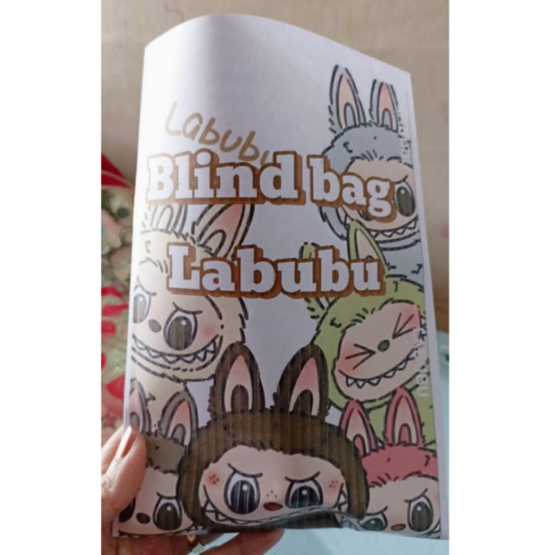 Jual blind bag paper squishy labubu handmade | Shopee Indonesia