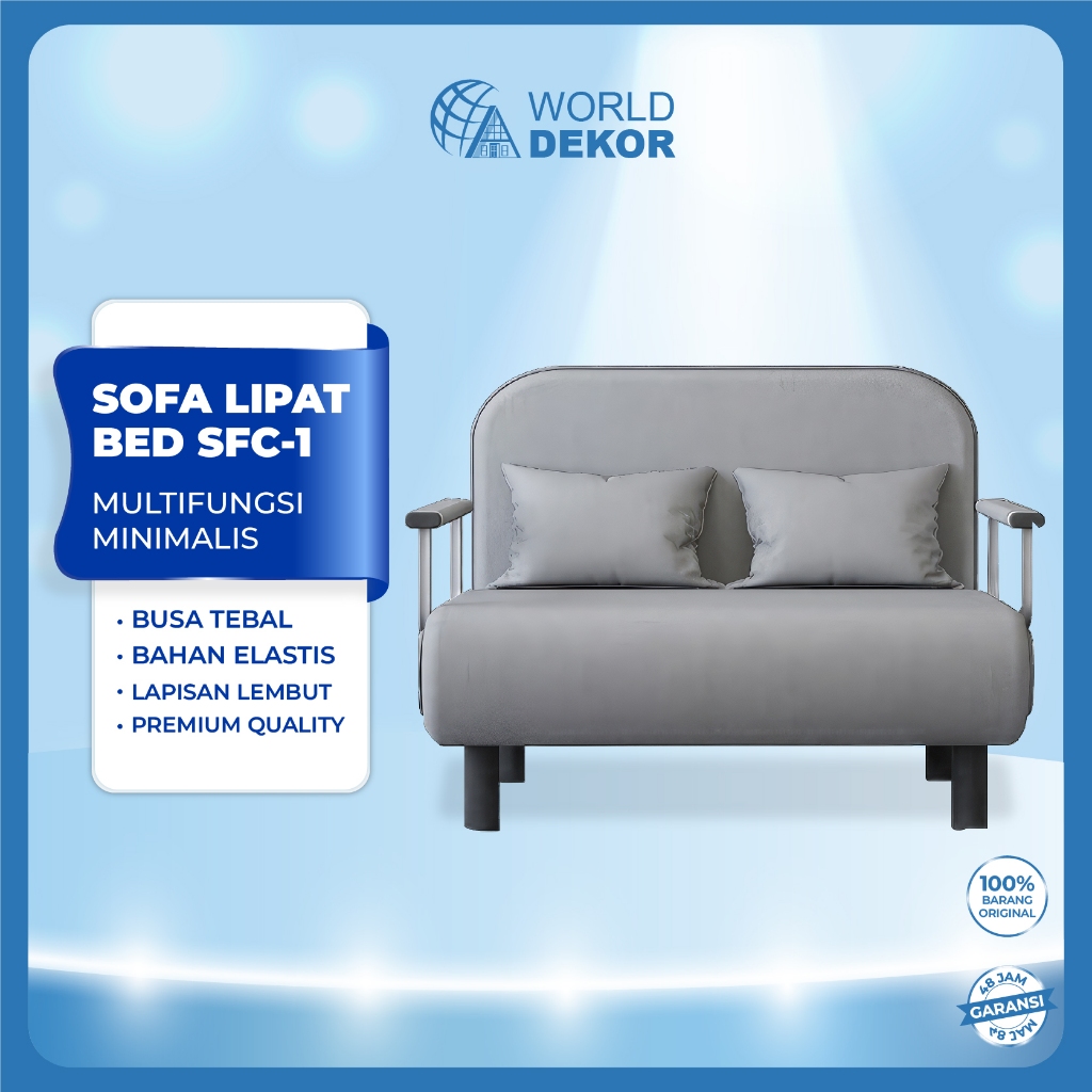 Jual Sofa Lipat Bed Modern Minimalis Multifungsi SFC-1 - Worlddekor ...