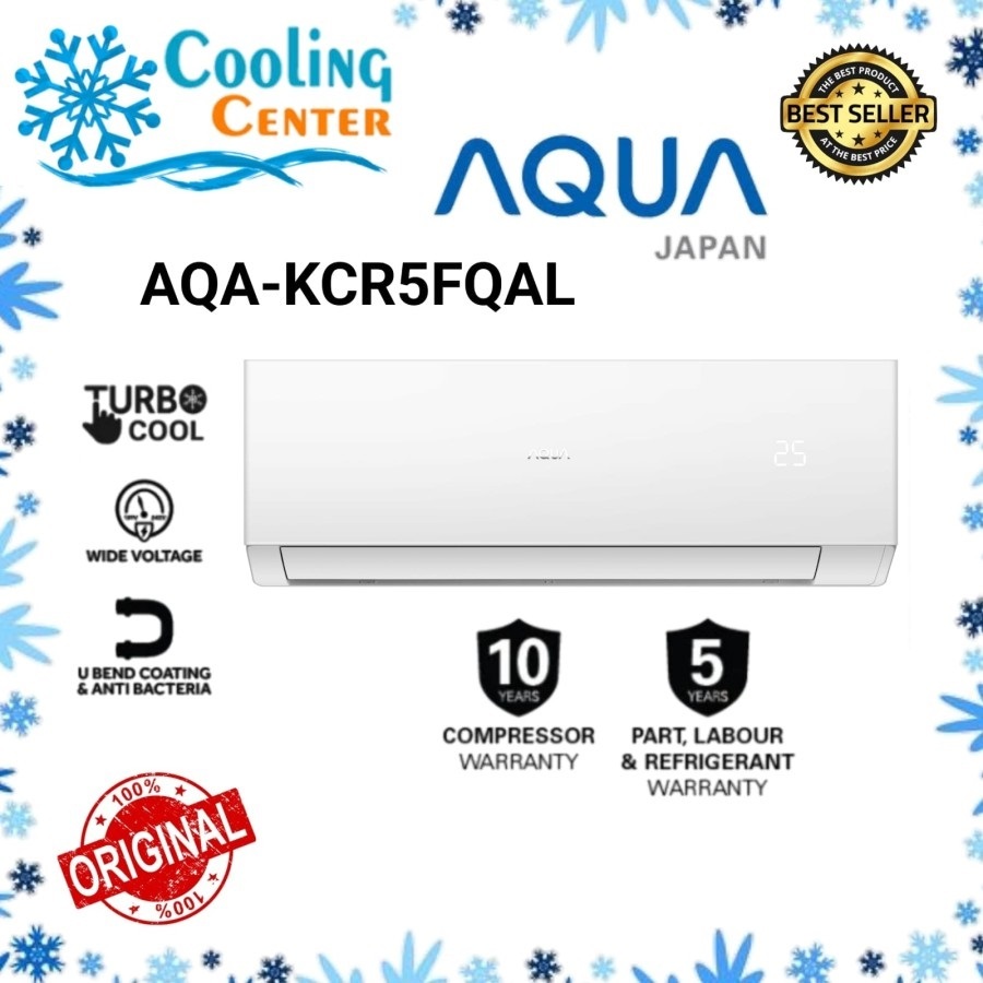 Jual AC AQUA JAPAN AQA-KR5FQAL 0.5 PK 1/2 PK R32 LOW WATT 05AHQ | Shopee Indonesia