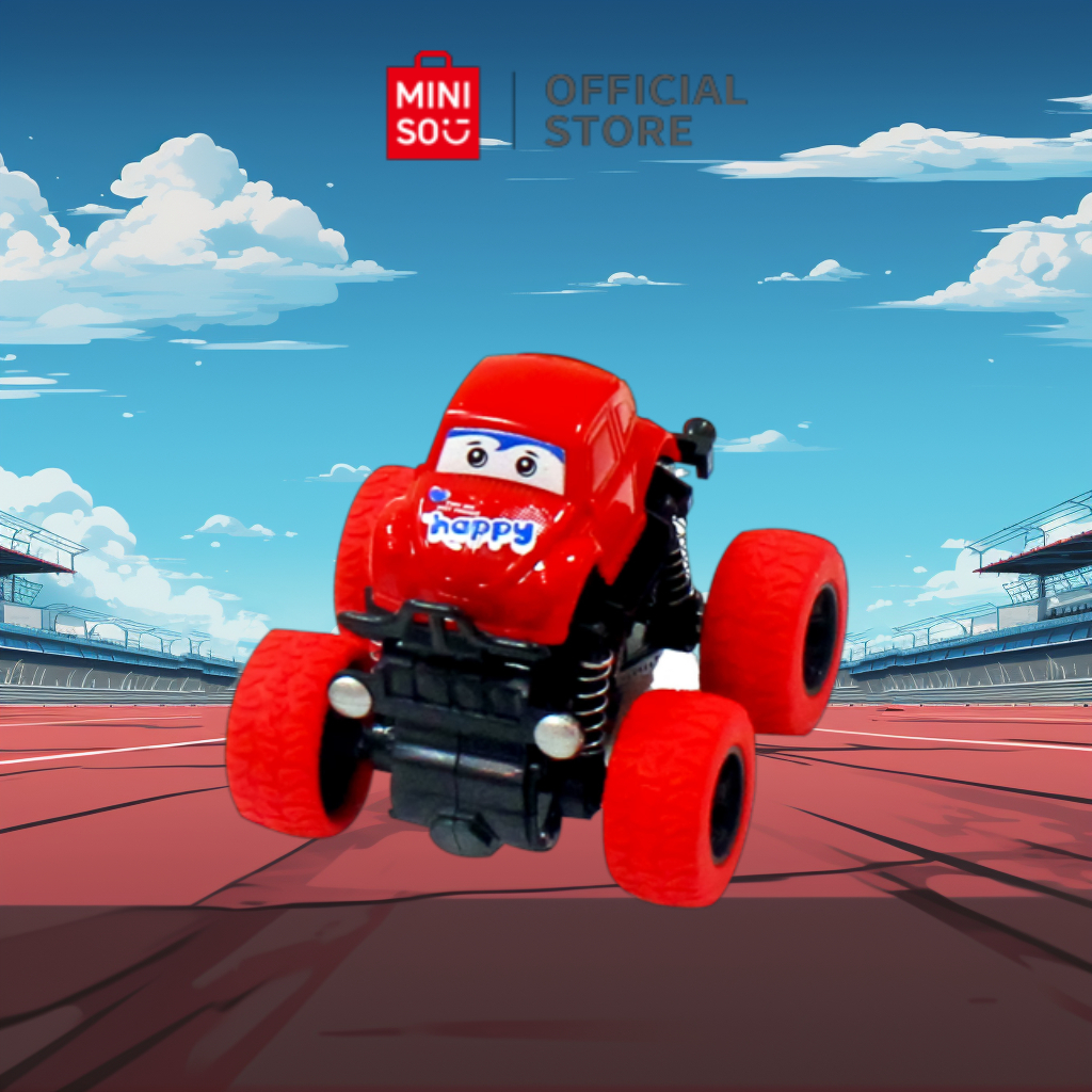 Jual MINISO TOY - Miniso toys Mini Cartoon Inertia Car (4 Assorted ...