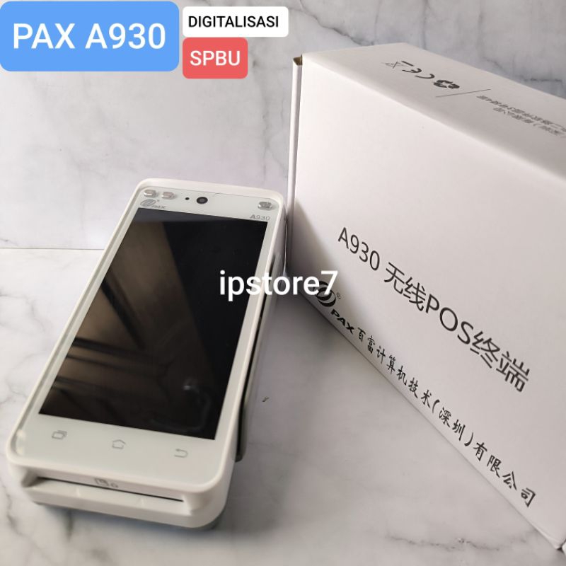 Jual edc android pax A930 FULLSETT SPBU DIGITALISASI BSI AGENT | Shopee Indonesia
