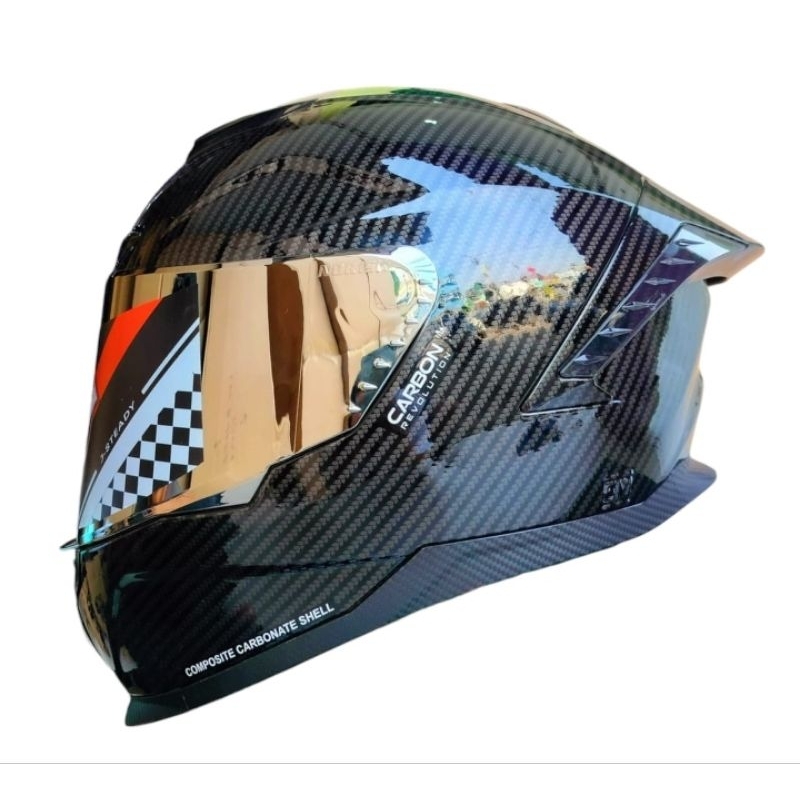 Jual HELM FULL FACE KBR TTC / TT COURSE / TTC ISLE ORIGINAL / 100% ...