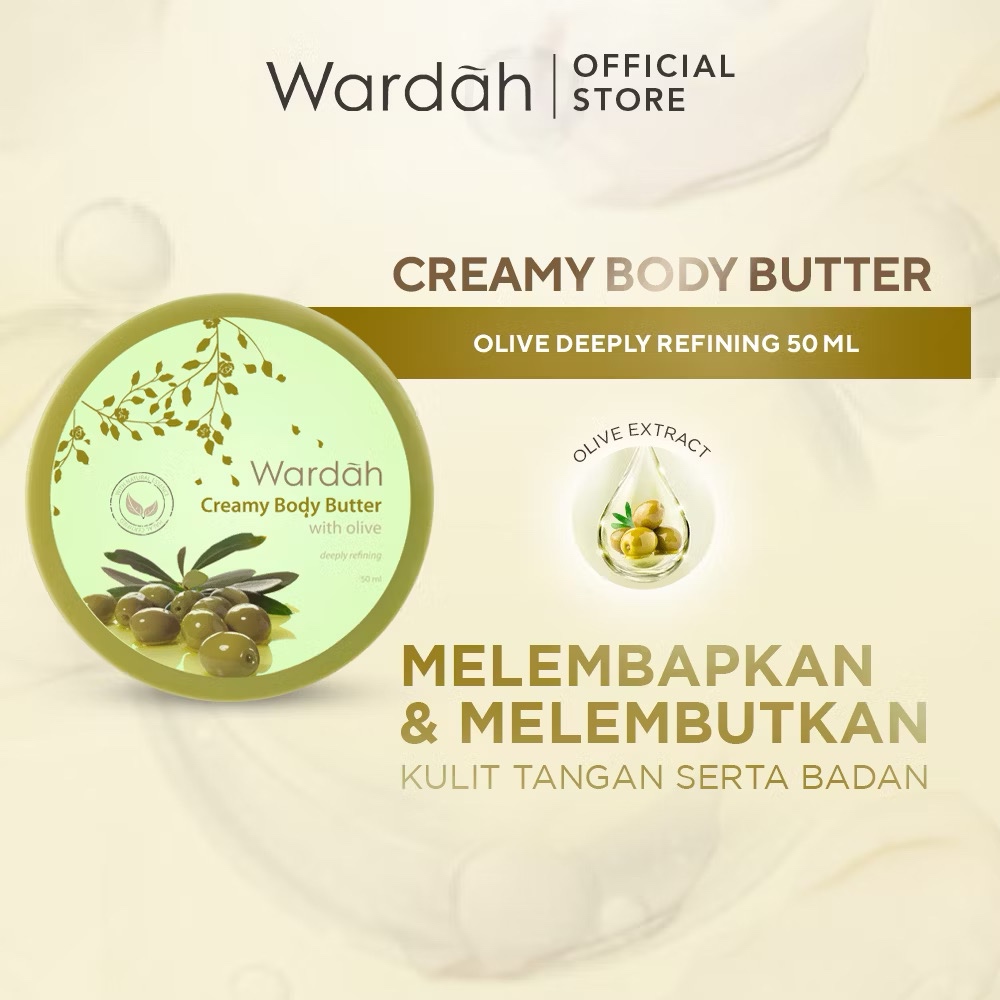 Jual WARDAH CREAMY BODY BUTTER 50ml | Shopee Indonesia