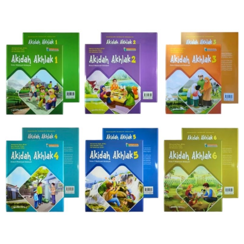 Jual Buku Akidah Akhlak Kelas 1 2 3 4 5 6 MI Kurikulum Merdeka Penerbit Yudhistira | Shopee ...