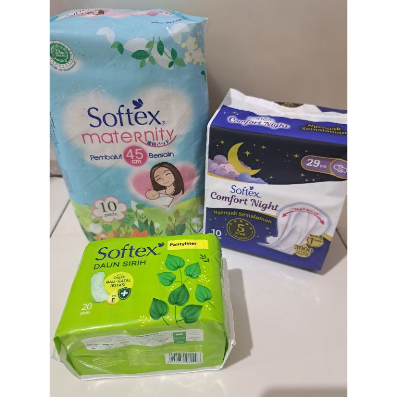 Jual Softex Maternity pembalut bersalin 45 cm isi 10 pads lebih lebar ...