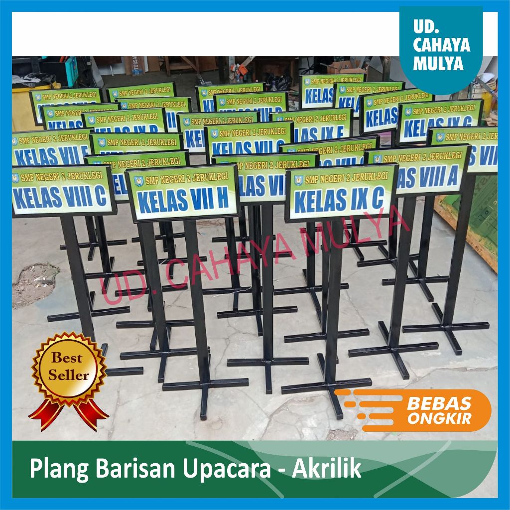 Jual Plang Barisan Upacara - AKRILIK, Desain BEBAS | Shopee Indonesia