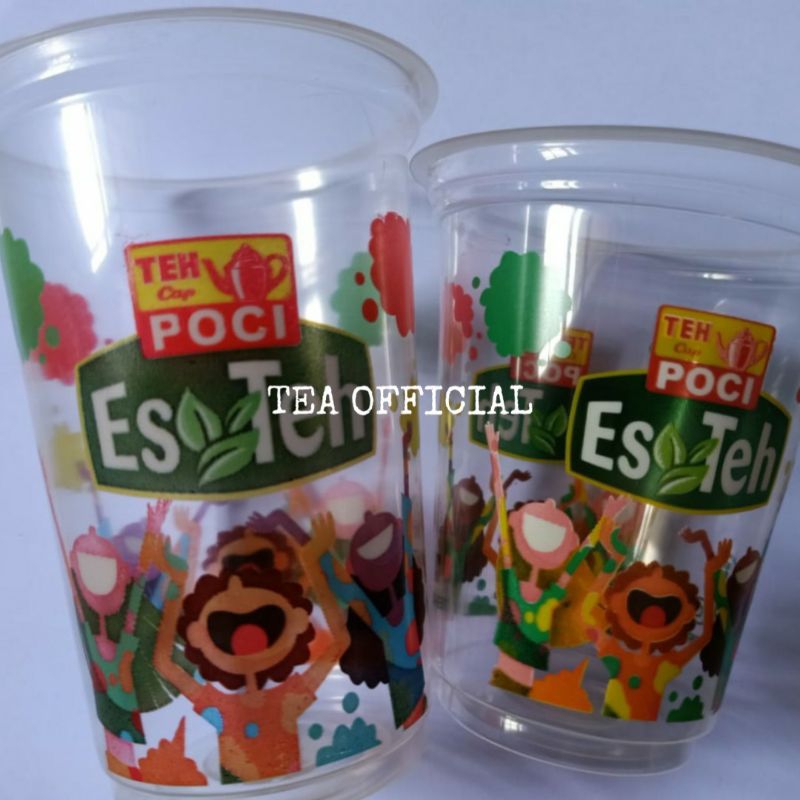 Jual (MIN 30 PCS) CUP TEH POCI / CUP TEH CAP POCI / GELAS TEH POCI ...