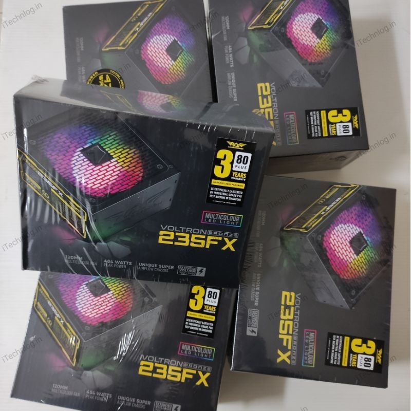 Jual PSU Armaggeddon Voltron Bronze 235FX Power Supply With 120mm LED Fan (470 Watts) | Shopee ...