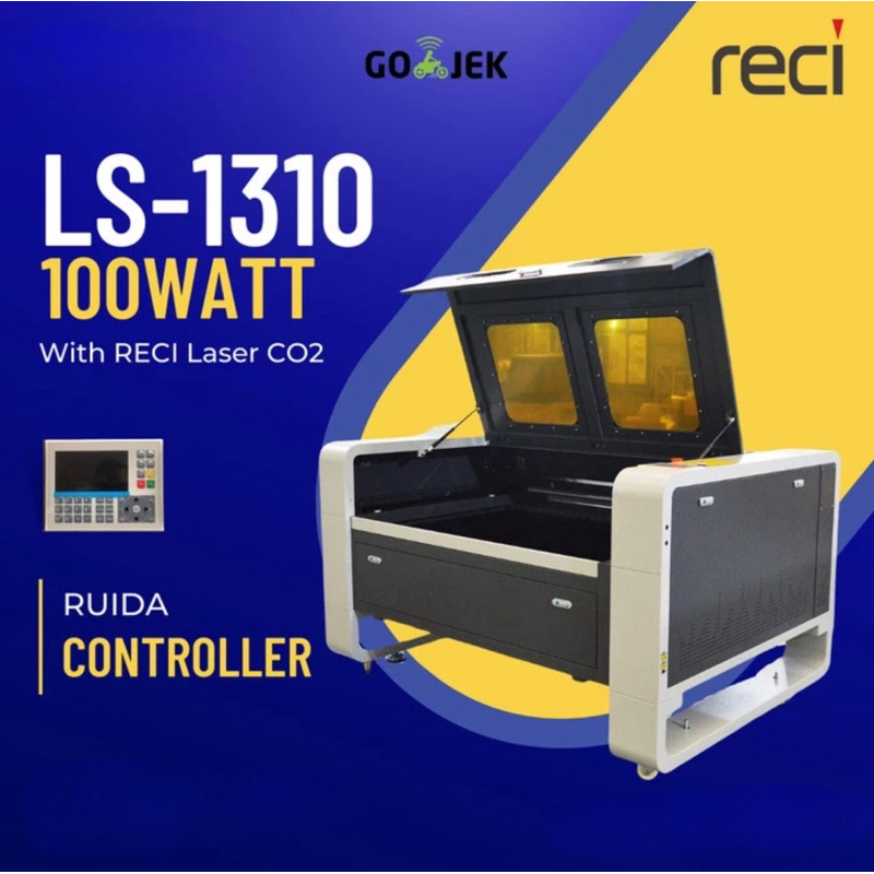 Jual Zaiku CNC LS-1310 with 100 Watt RECI Laser CO2 dengan Ruida ...