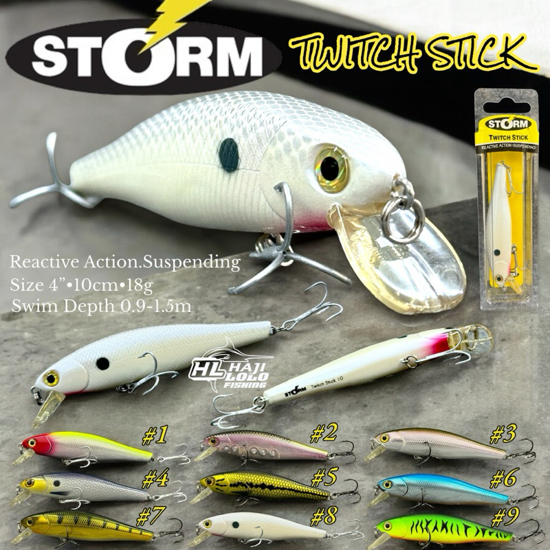 Jual Umpan Minnow Strom TWICH STICK | Shopee Indonesia