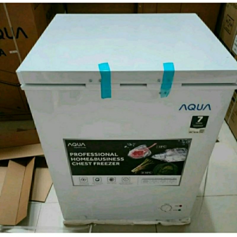 Jual BOX FREEZER AQUA 120 DA 100 /CHEST FREEZER AQUA 100 LITER/AQUA BOX ...