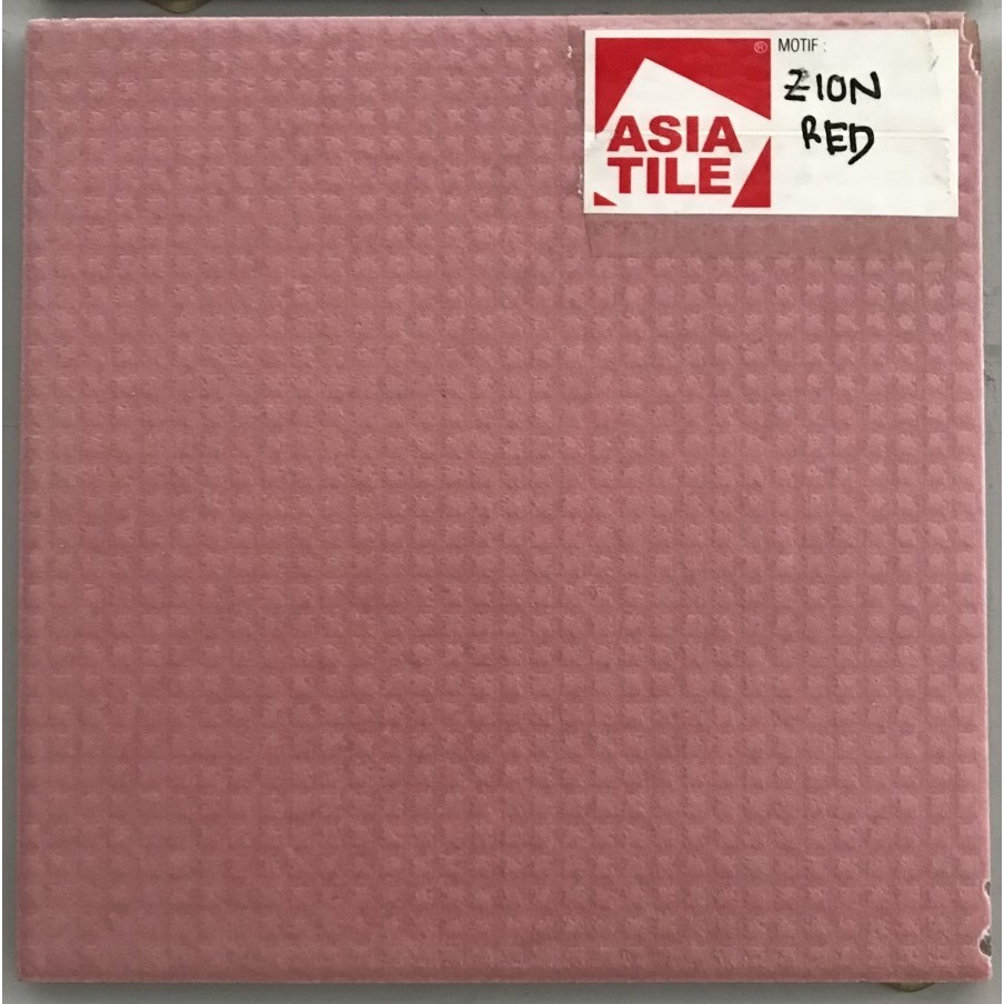 Jual Asia Tile - 20X20 - Zion Red - Matt - Keramik Lantai (Khusus D.I ...