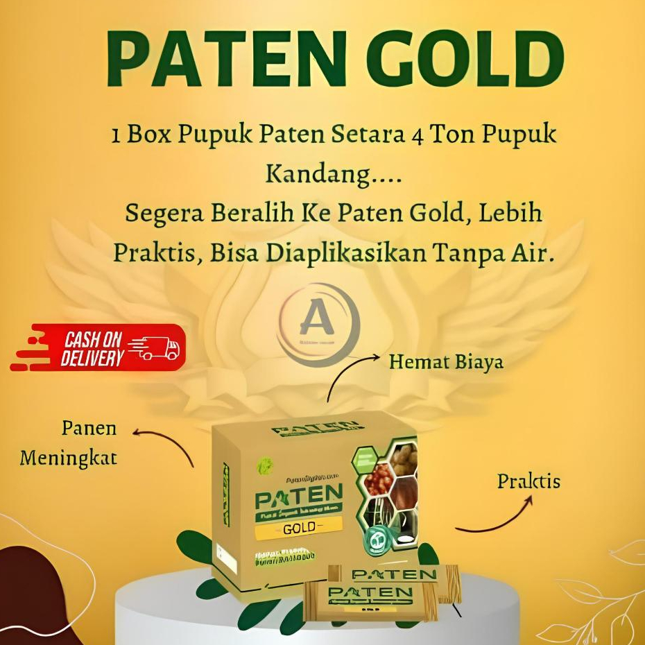 Jual PUPUK PATEN GOLD / PUPUK ORGANIK CAIR PATEN GOLD 1 BOX 12 SACHET ...