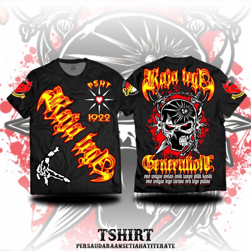 Jual Kaos Psht Motif Raja Tega Generation Psht 2922 Sablon Dtf Print ...