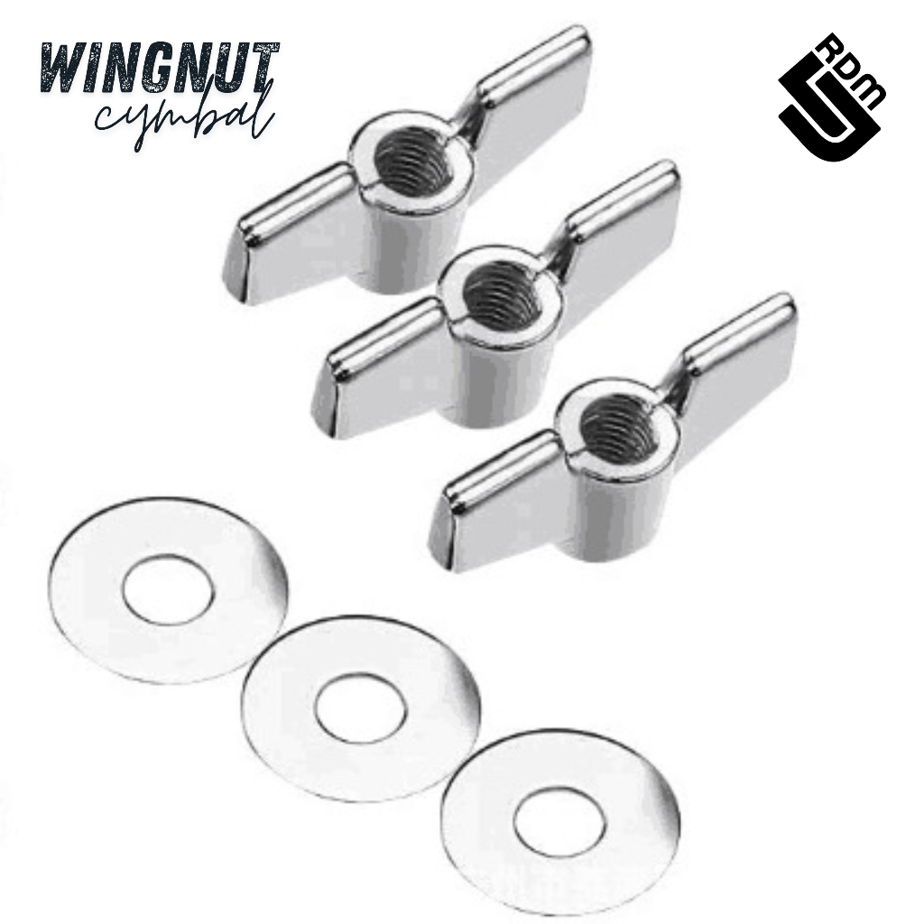 Jual wing nut cymbal mur kuping ukuran 8mm harga satuan | Shopee Indonesia