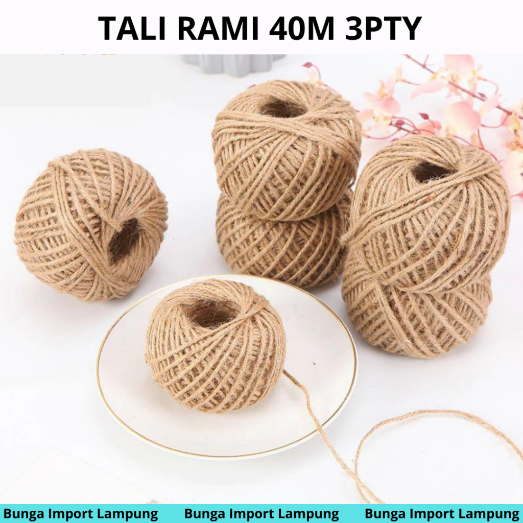 Jual Benang Nylon Tali Rami 3 ply 2mm | Shopee Indonesia