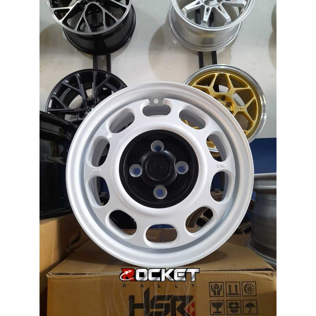 Jual Velg Racing HSR KLG Ring 14 Baut 4X100 Buat Mobil Wuling Brio Karimun Soluna Starlet Mirage ...