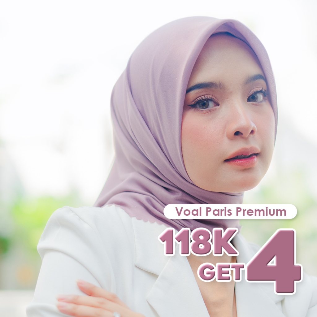 Jual RTSR 118K Get 4pc Voal Paris Jumbo Premium lasercut | Shopee Indonesia