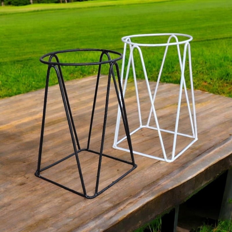 Jual Standing pot Bunga 18cm x 30cm model bulat kotak - tempat pot ...