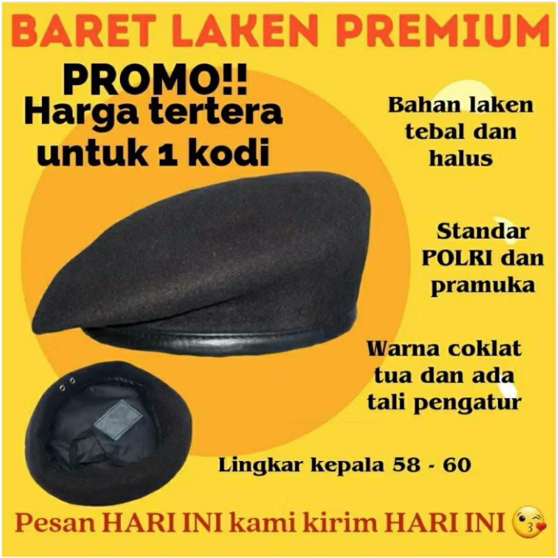 Jual BARET LAKEN/BARET PRAMUKA PRIA | Shopee Indonesia