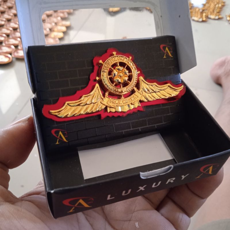 Jual super exlusive brevet wing pol PP satpol pp dasar akrilik mika ...