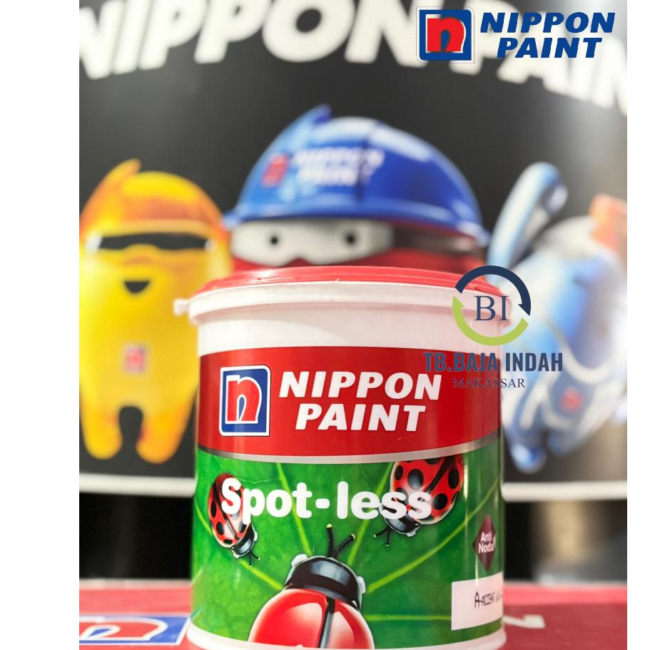 Jual CAT TEMBOK INTERIOR ANTI NODA / NIPPON SPOTLESS 2,5L Putih 1001 ...