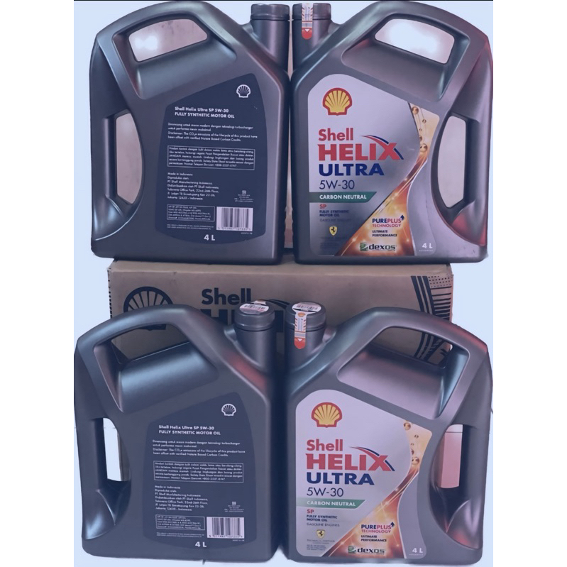 Jual Oli Shell Helix Ultra 5w-30 4L 1 Dus (isi 4) Original Barcode ...