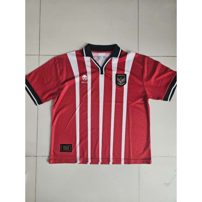 Jual Jersey Timnas Indonesia Bloke Core Vintage Mills | Shopee Indonesia
