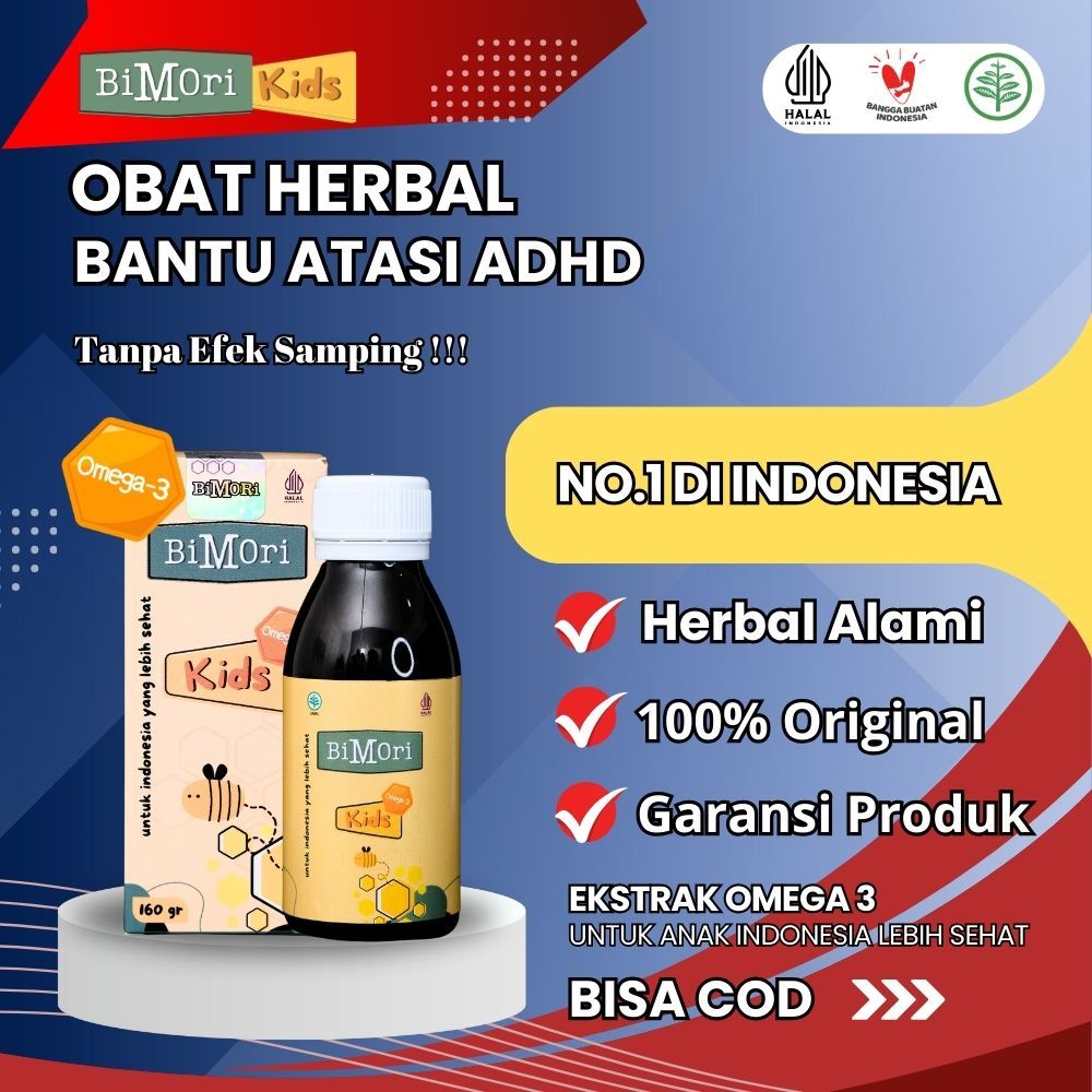 Jual Bimori Kids Vitamin ADHD | Hiperaktif | Tantrum Anak | Terlambat ...