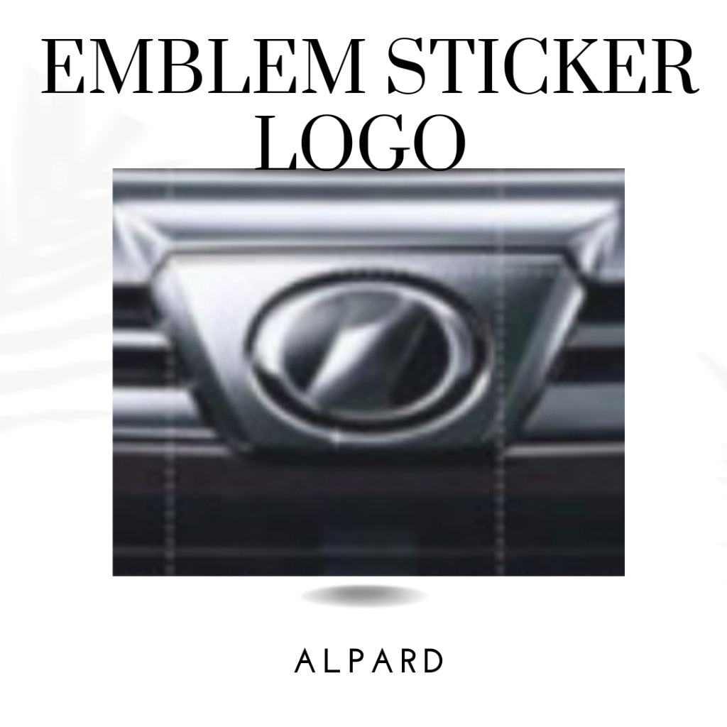 Jual EMBLEM STICKER LOGO MOBIL ALPARD | Shopee Indonesia
