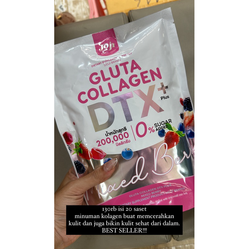 Jual JOJI GLUTA COLLAGEN DTX 200,000Mg ORIGINAL | Shopee Indonesia