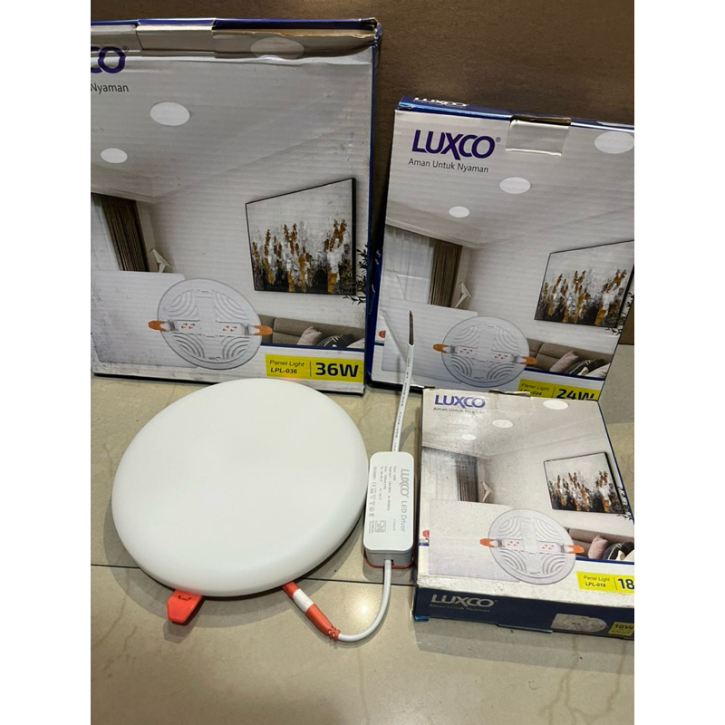Jual LED PANEL IB BULAT PLAFON 18 24 36 watt w TANAM DALAM DI PLAFON ...