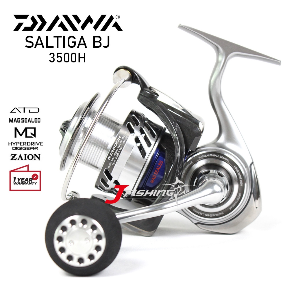 Jual Reel DAIWA SALTIGA BJ 17 | 3500 4000 | Made in Japan | SaltWater ...