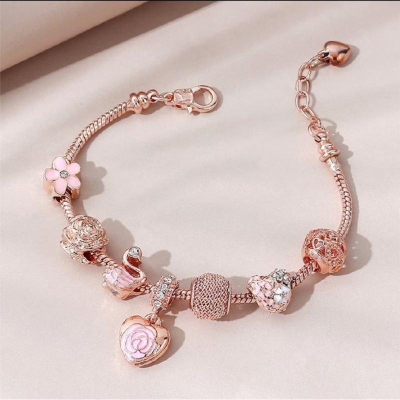 Jual Gelang Pandora / Gelang Pandora Sanrio / Gelang Titanium / Gelang ...