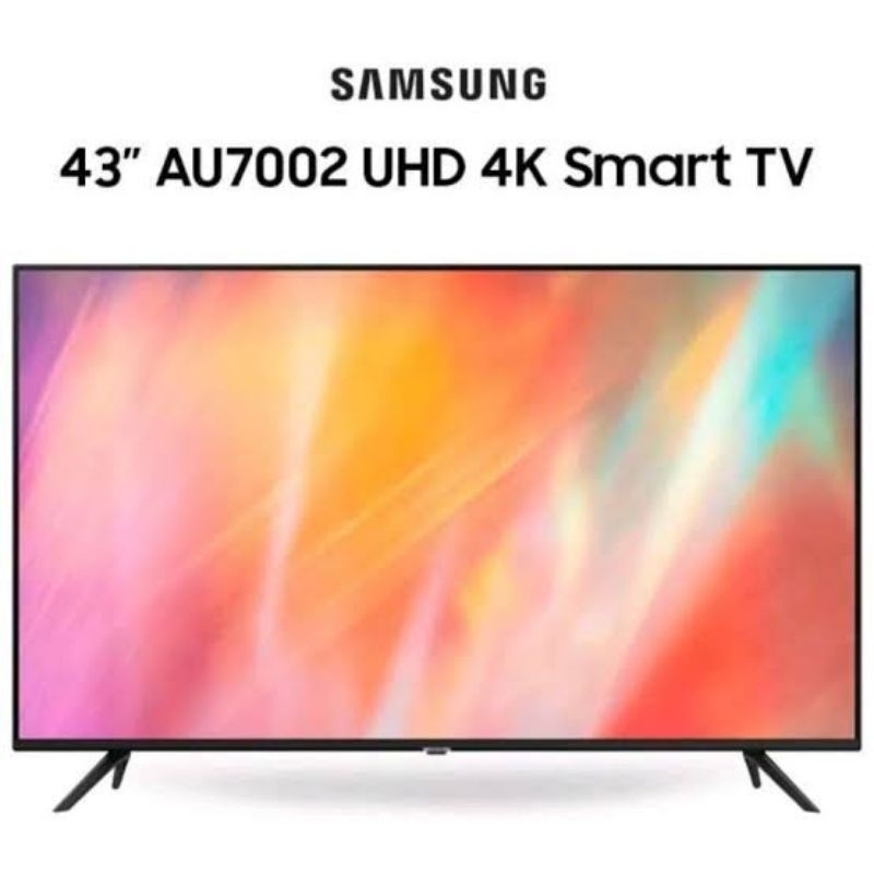 Jual SAMSUNG SMART TV 43" INCH UHD AU7002 | Shopee Indonesia
