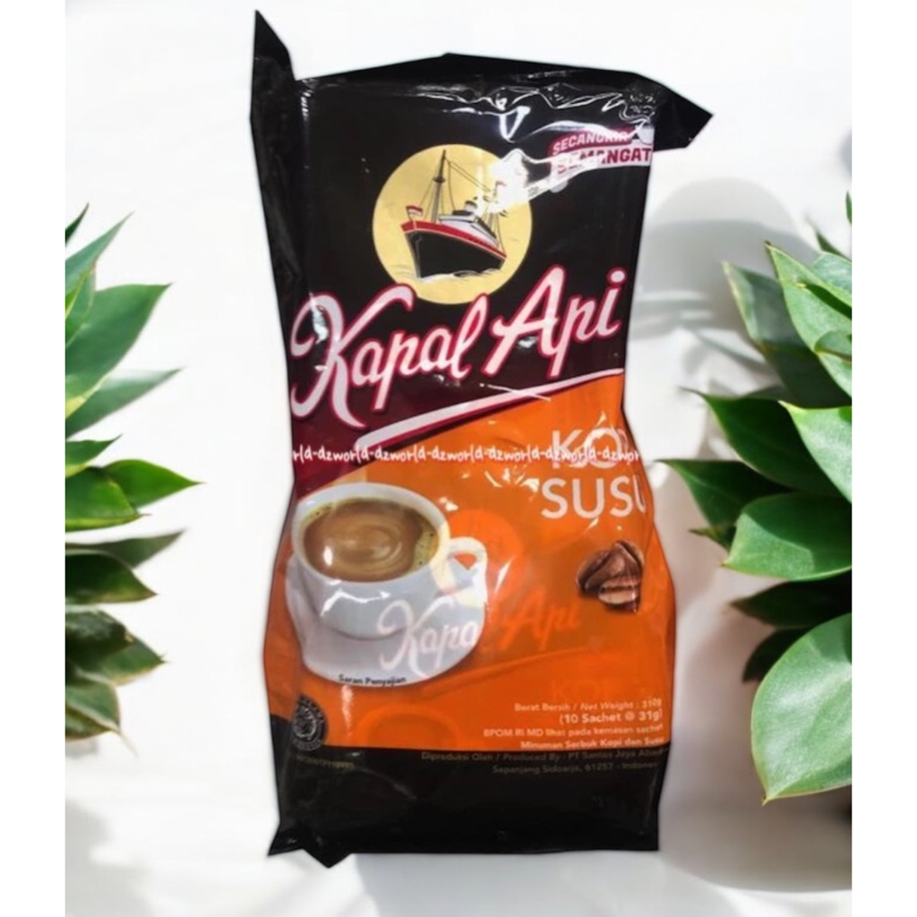 Jual Kapal Api Kopi Susu Isi 10sachet Instant Coffee Kapalapi Coffee ...