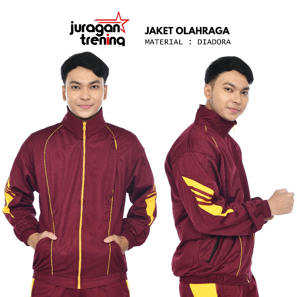 Jual Jaket olahraga training jaket trening sport tracksuit tracktop ...