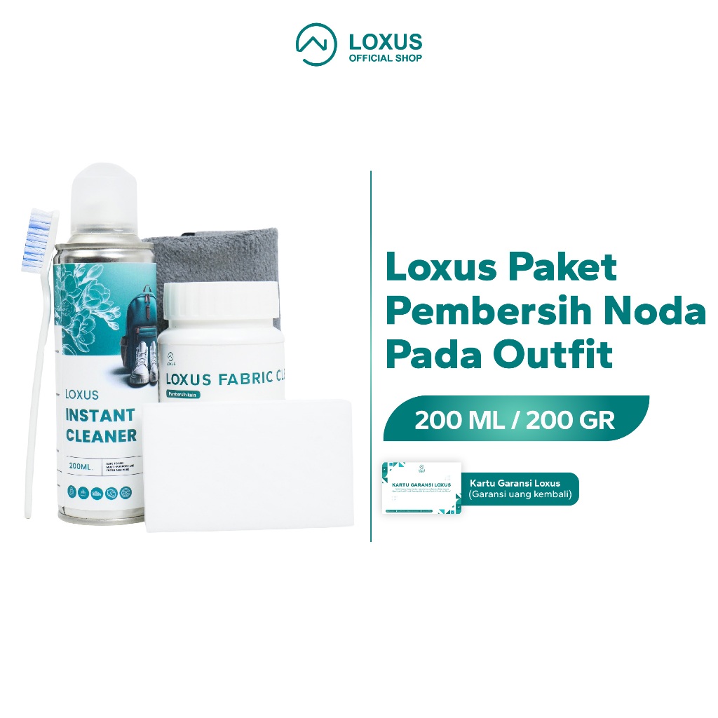 Jual Loxus Paket Pembersih Noda Pada Outfit | Shopee Indonesia